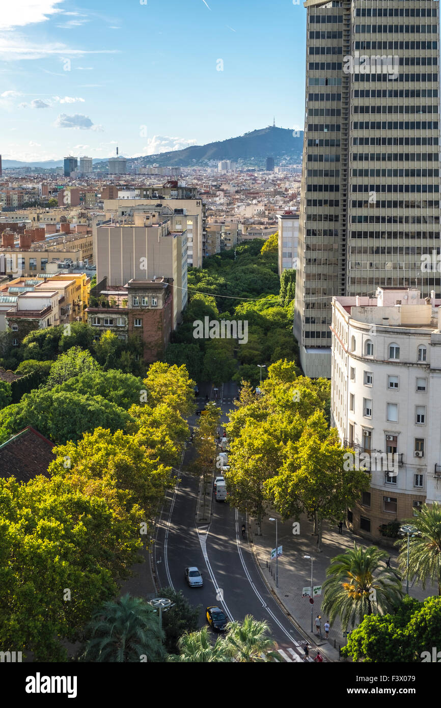 View from Mirador de Colon - Christopher Columbus Column in Barcelona ...