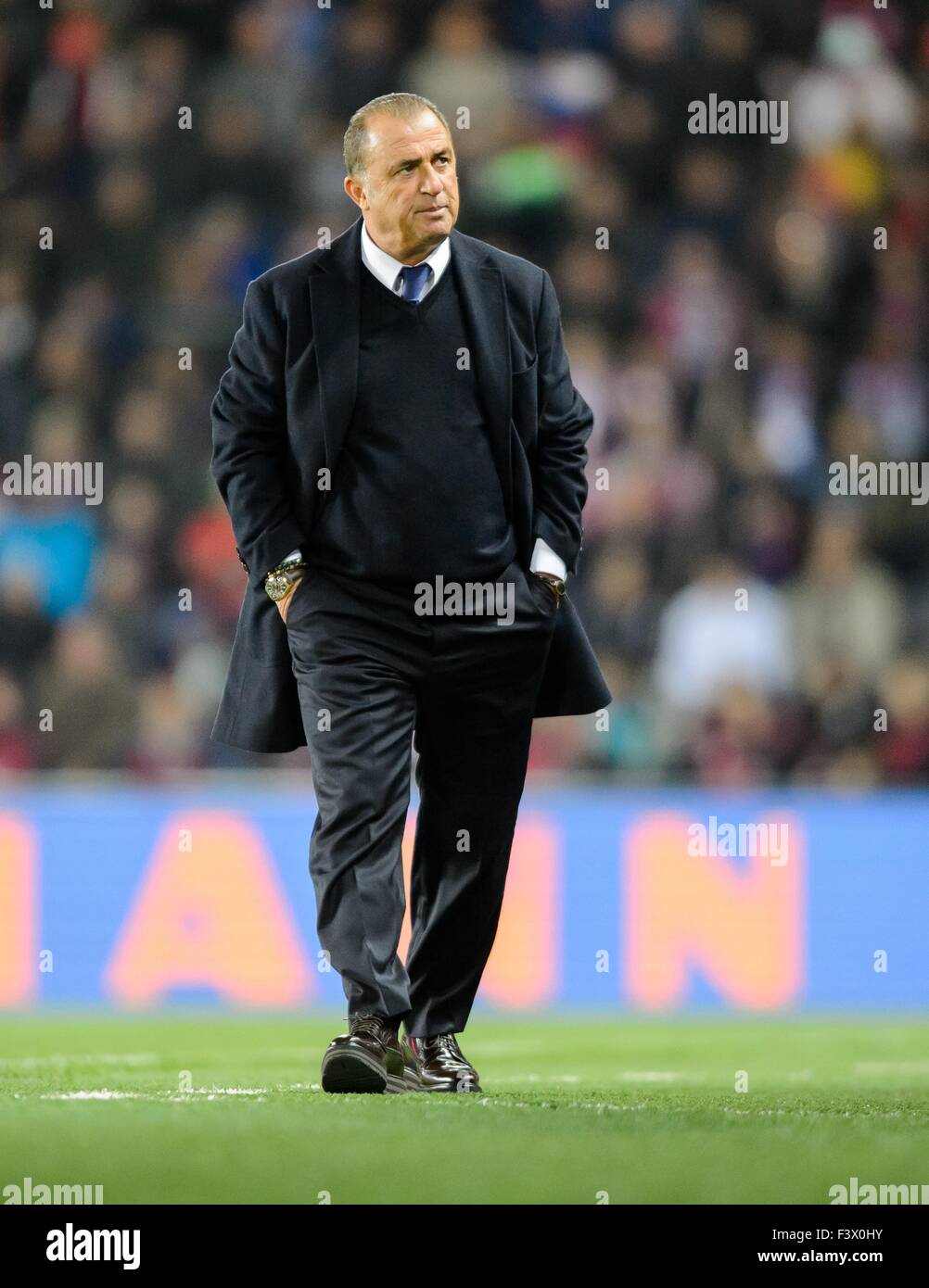 Turkey's head coach Fatih Terim during the UEFA Euro 2016 qualifying ...