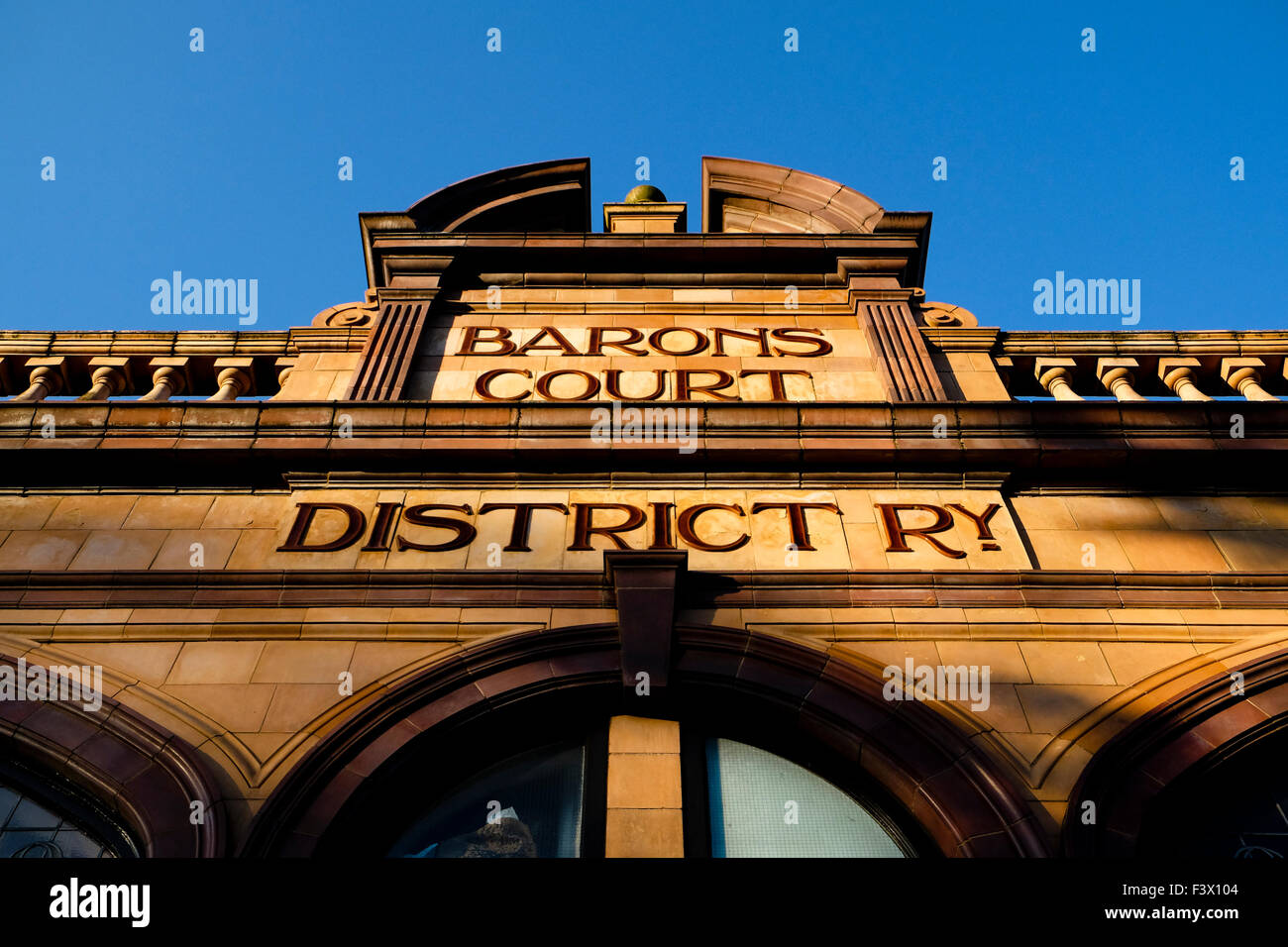 Barons Court Station Stock Photo - Alamy