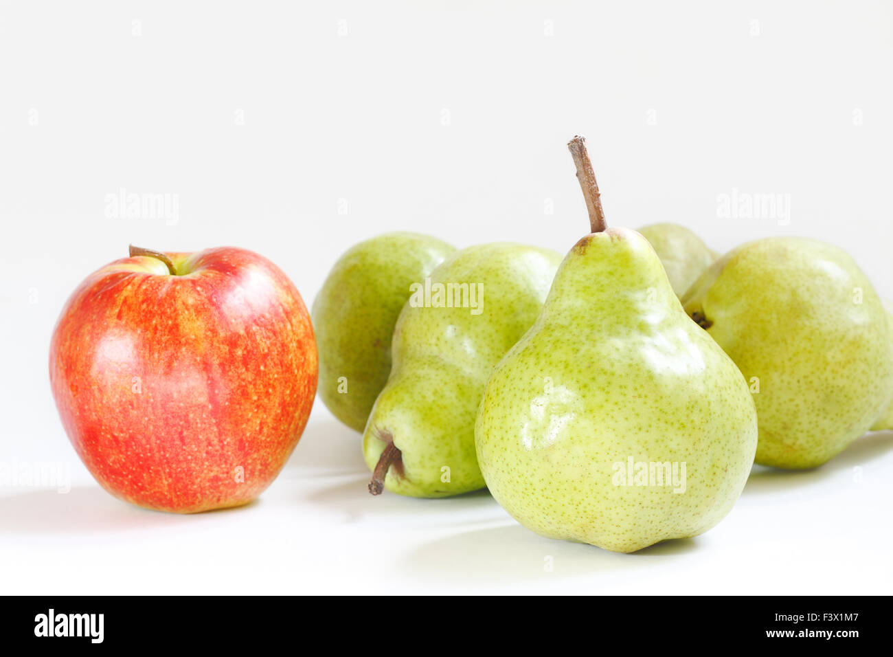 Apple and pears Stock Photo - Alamy