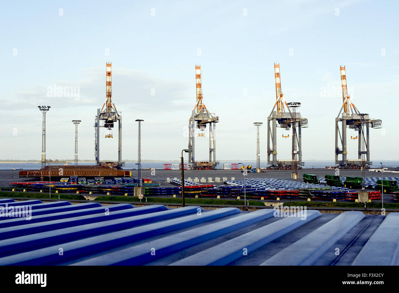 Harbour of Bremerhaven Stock Photo - Alamy