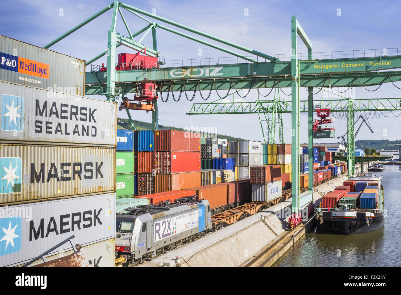 Inland container ports hi-res stock photography and images - Alamy