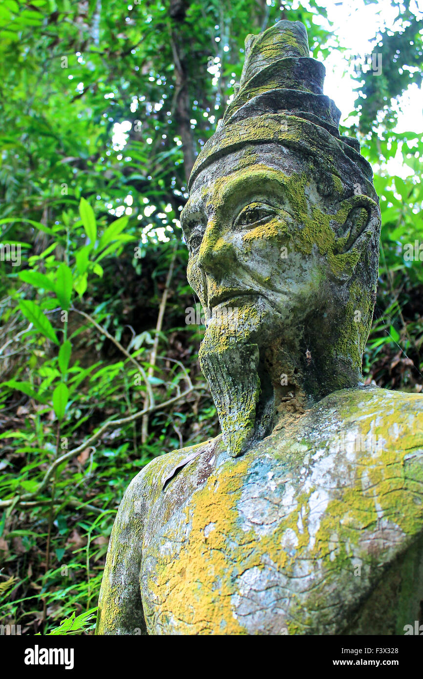 Moss Man In Secret Garden Stock Photo - Alamy