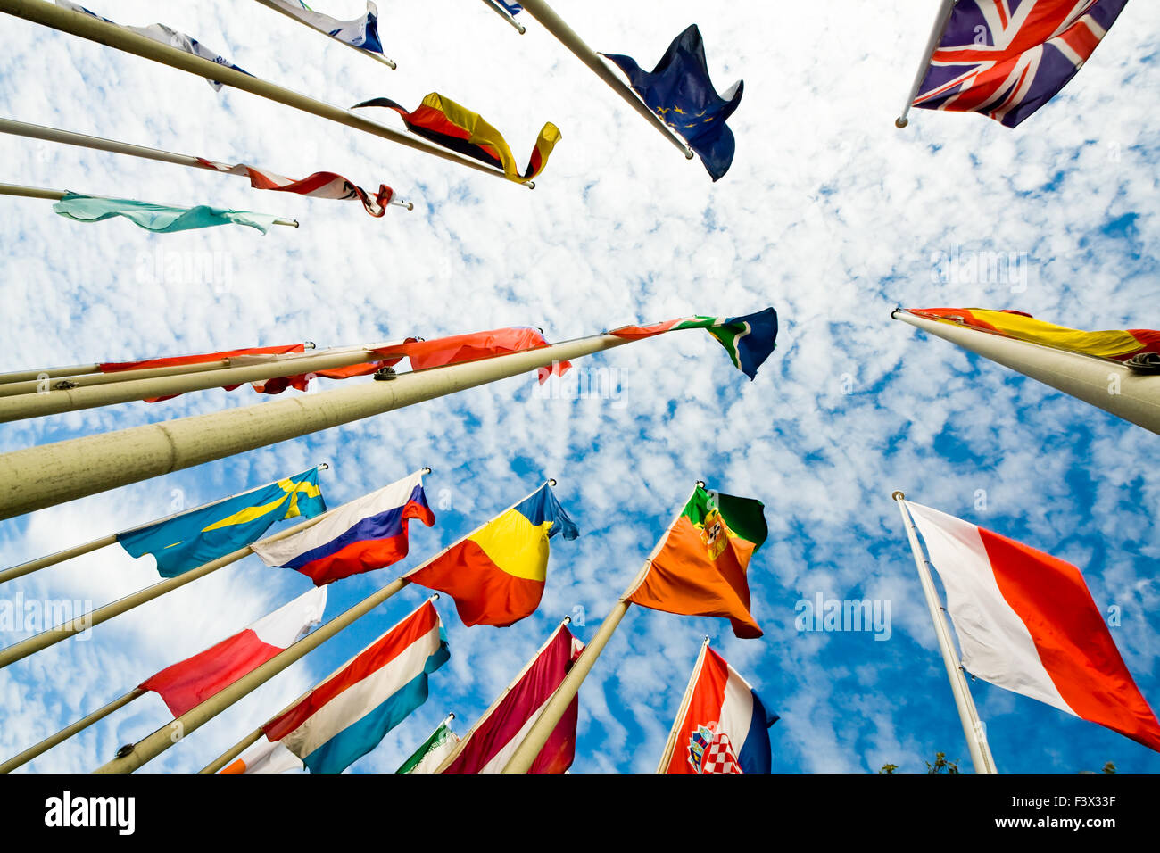 Uno flagge hi-res stock photography and images - Alamy