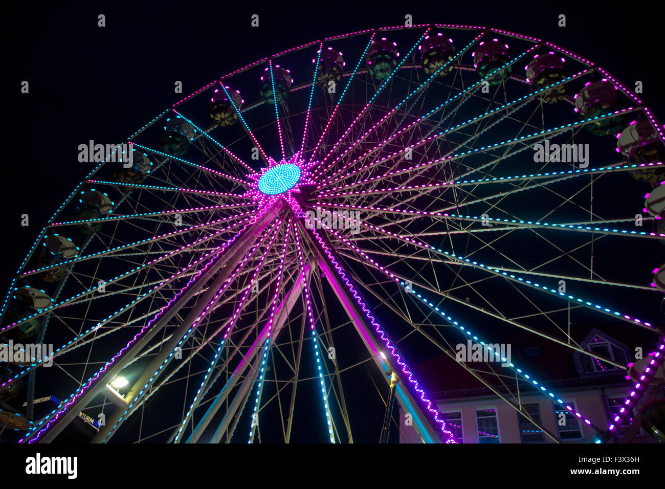 big wheel by night Stock Photo - Alamy