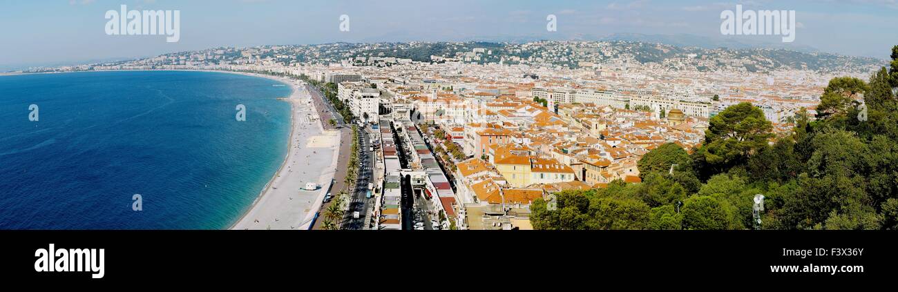 Panorama of Nice Stock Photo - Alamy