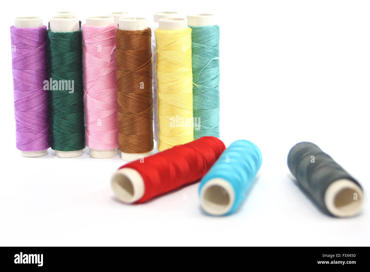 Pink cotton reel Cut Out Stock Images & Pictures - Alamy