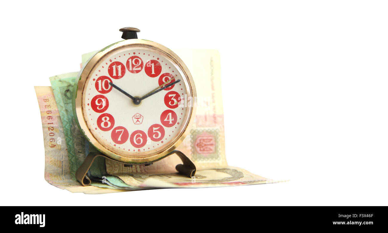 Clock old hand Cut Out Stock Images & Pictures - Alamy