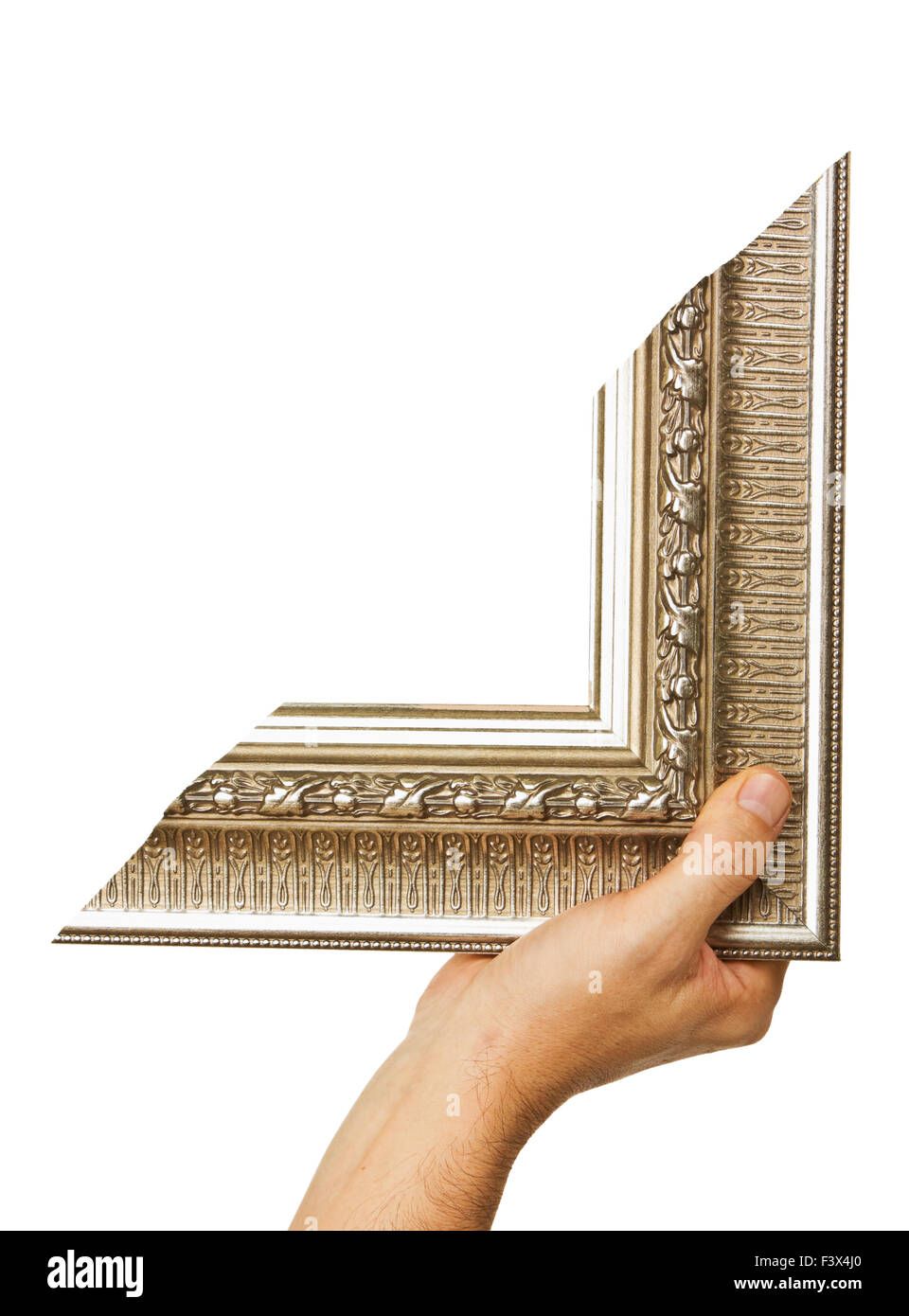 element of the frame in hand Stock Photo - Alamy