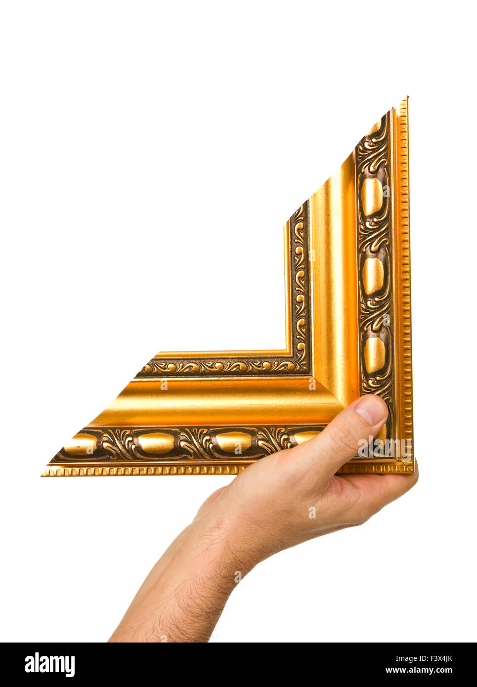 element of the frame in hand Stock Photo - Alamy