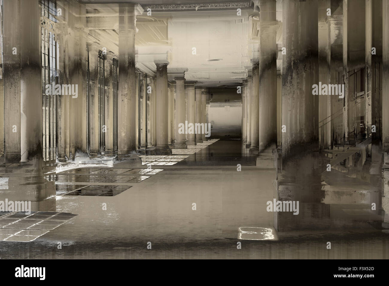 The mysterious Peristyle Stock Photo - Alamy