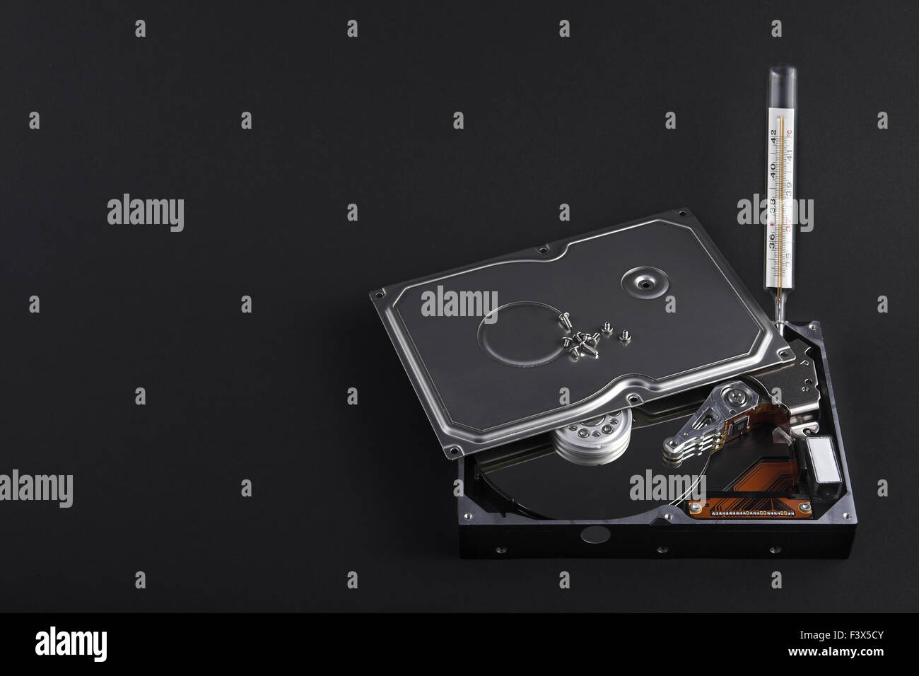 open Hard drive Stock Photo - Alamy