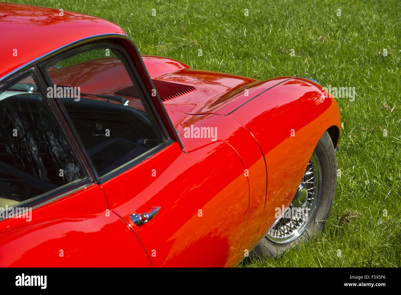 Red Vintage Car Stock Photo - Alamy
