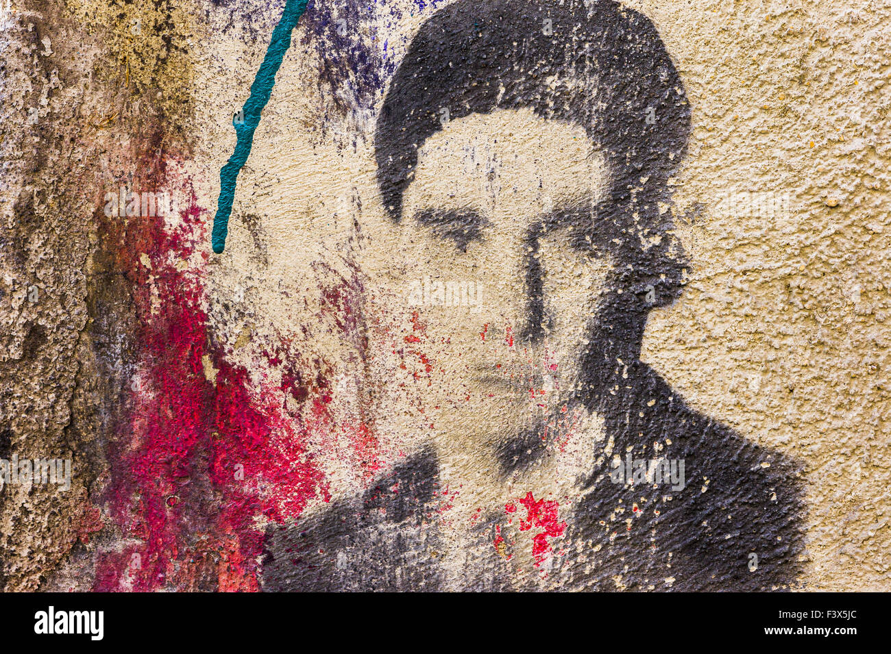 franz kafka, graffito Stock Photo - Alamy