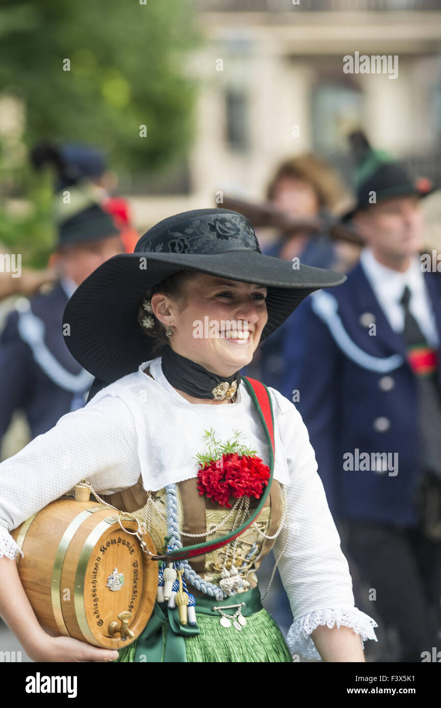 young woman dressed in traditional garment Stock Photo - Alamy