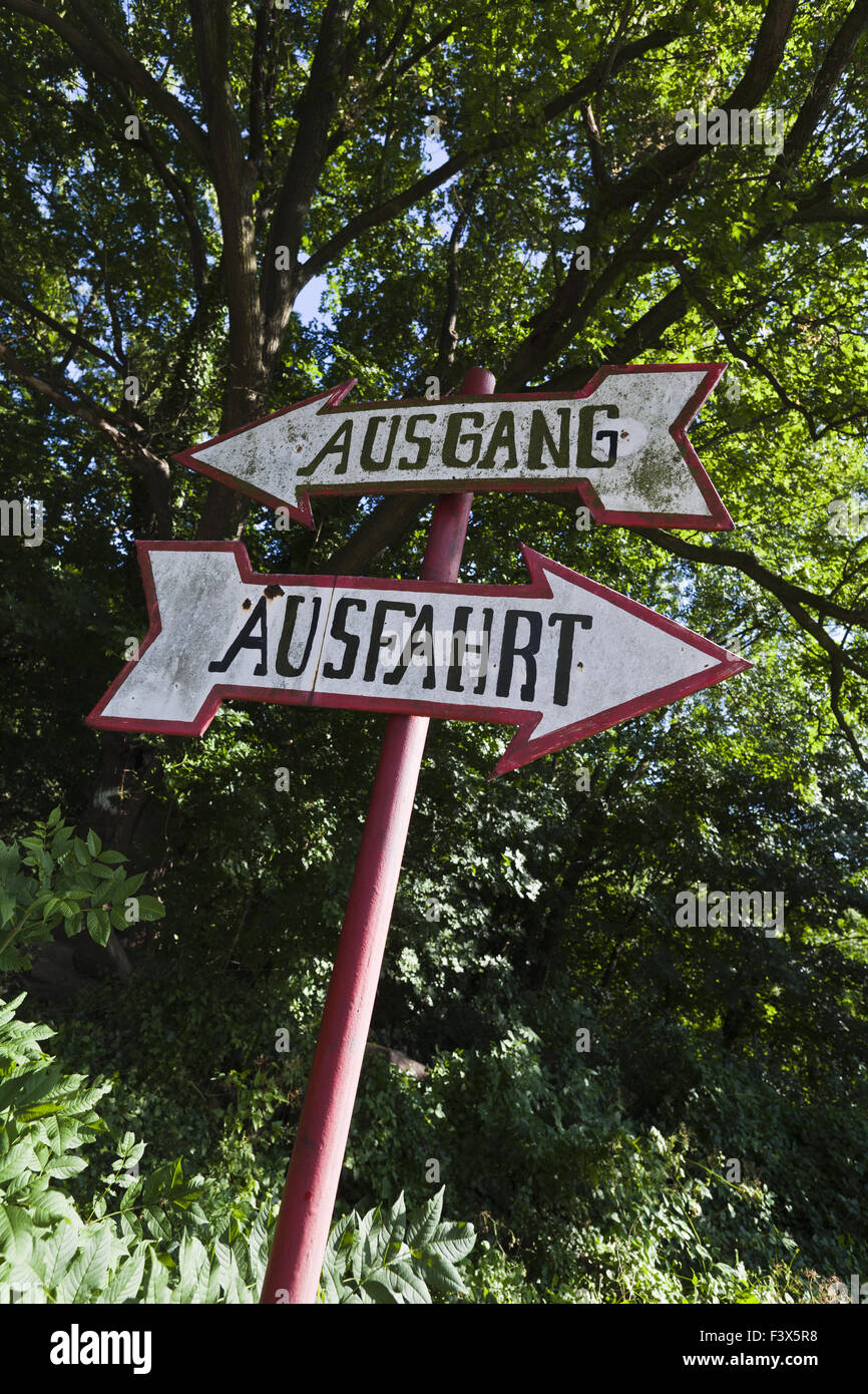 Ausfahrt sign hi-res stock photography and images - Alamy