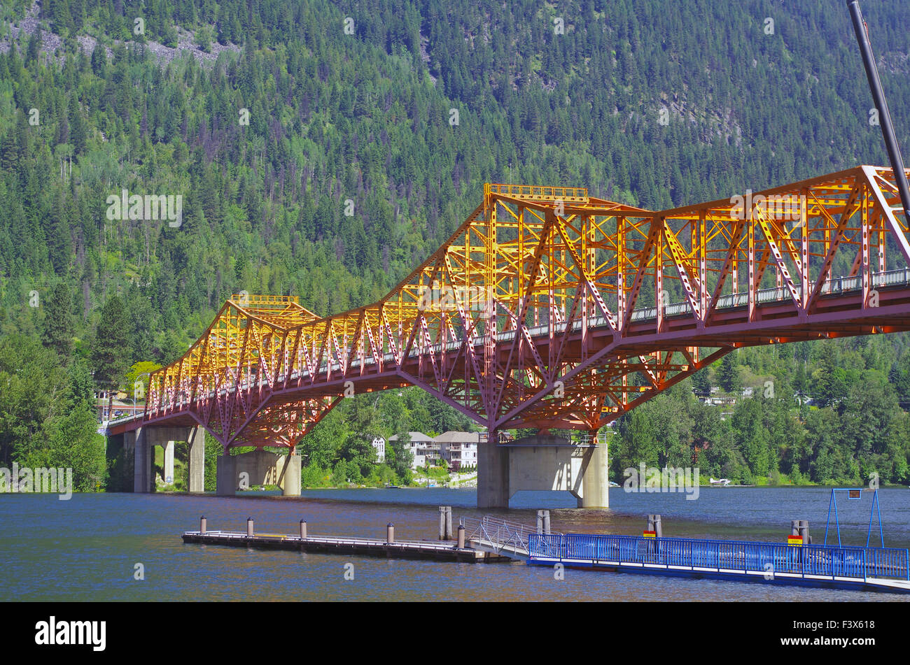 Bridge near Nelson Stock Photo - Alamy