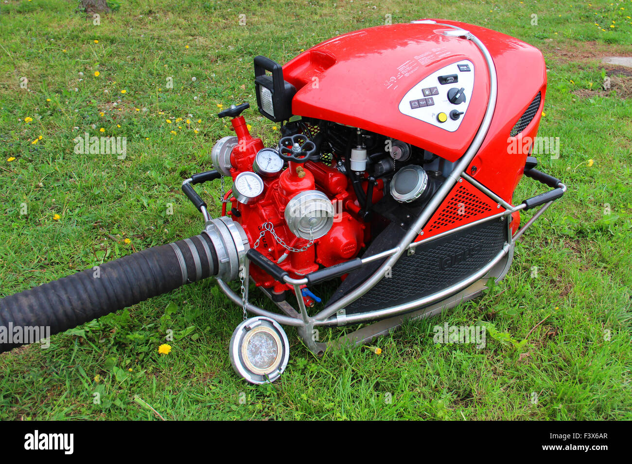 fire brigade pump Stock Photo - Alamy
