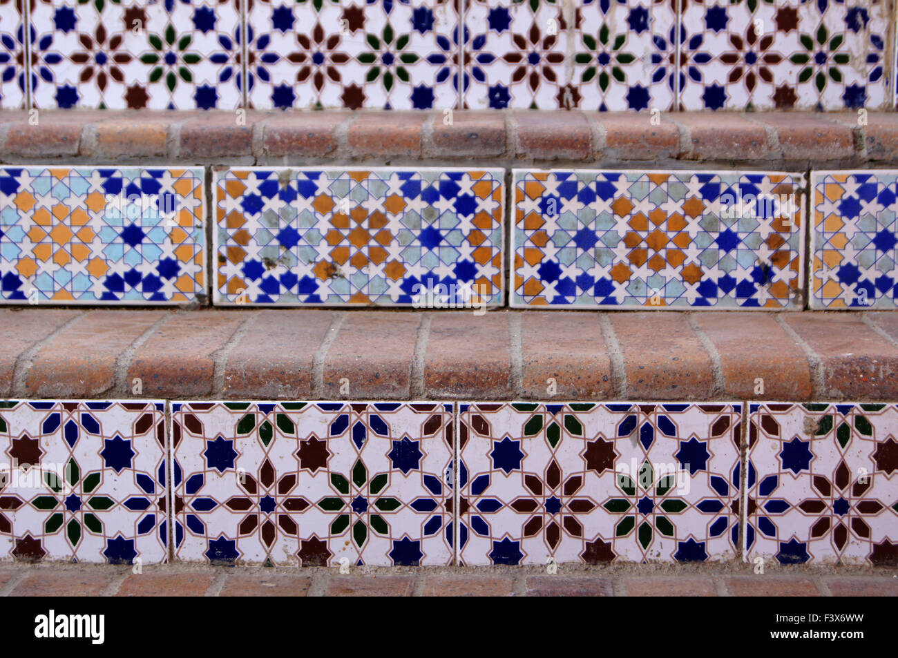 Ceramic tiled courtyard hi-res stock photography and images - Alamy