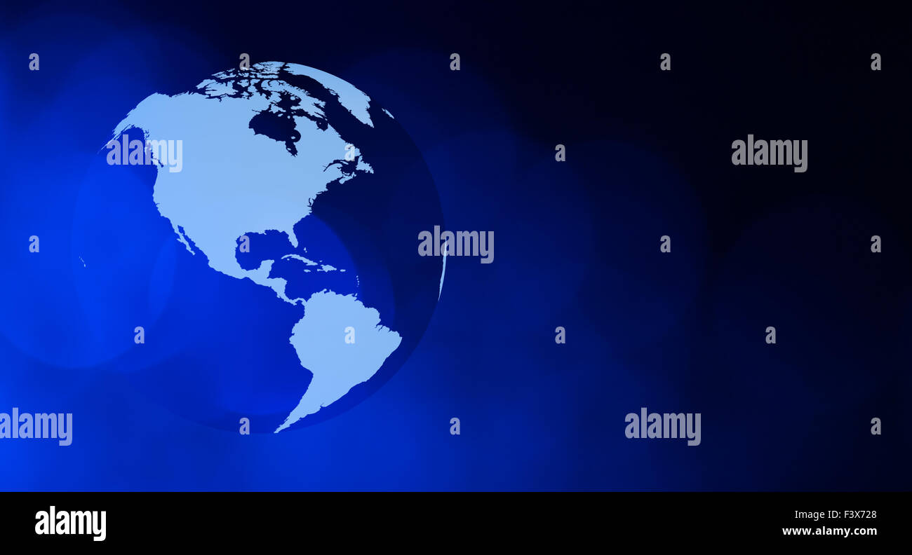 Globe earth planet business concept background Stock Photo - Alamy