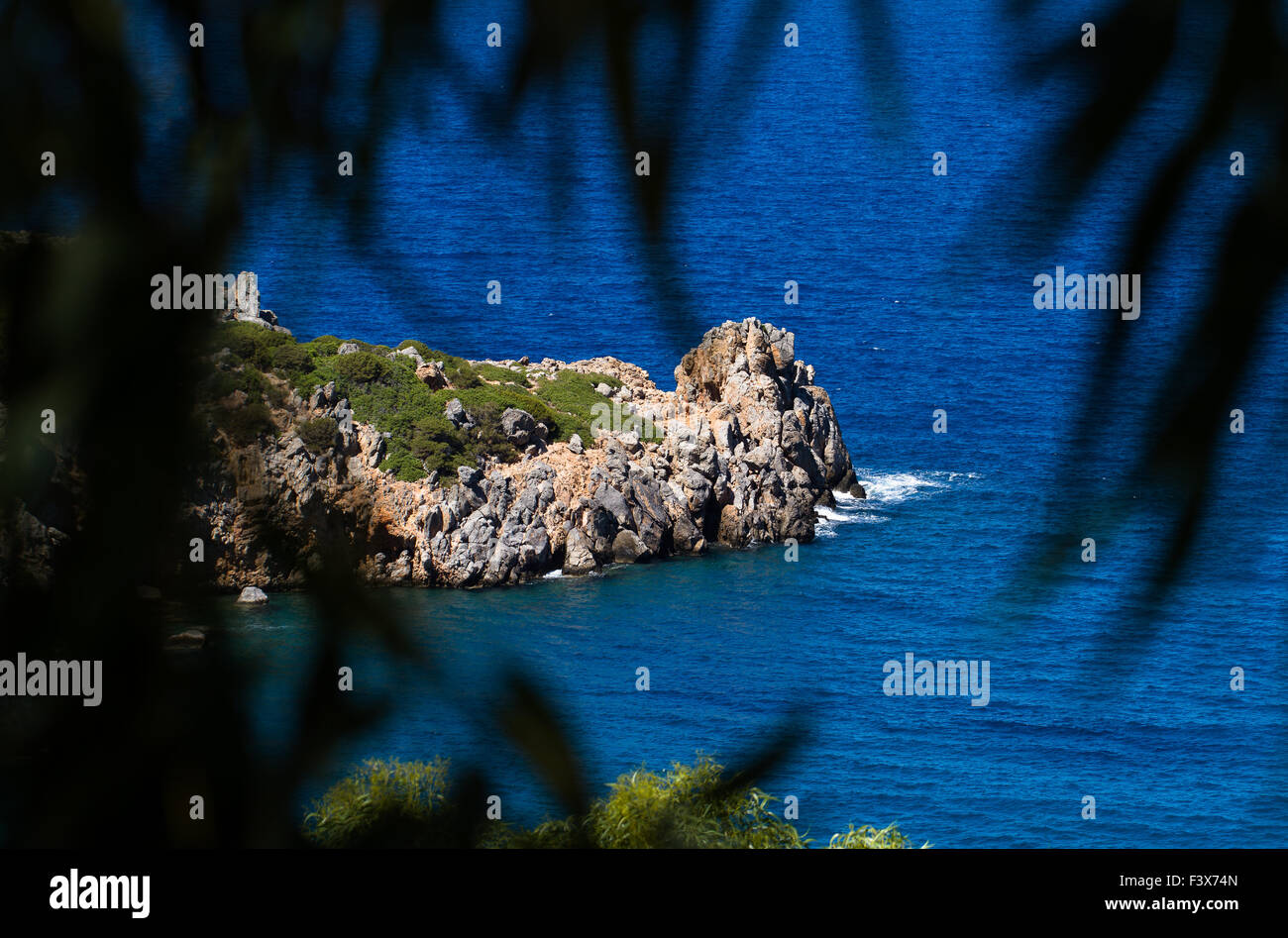 Bay in Crete Greece Stock Photo - Alamy