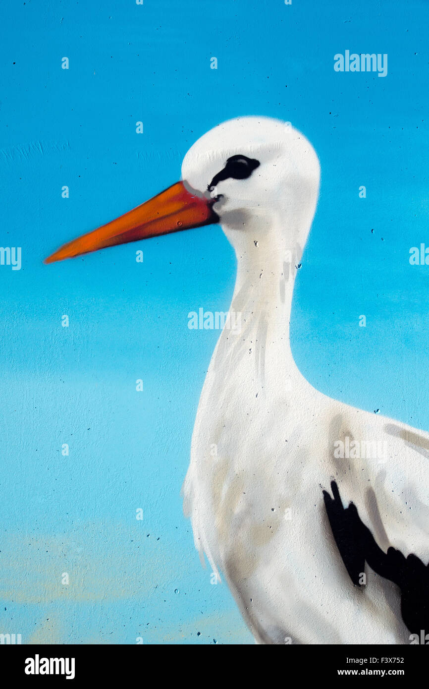Stork artwork hi-res stock photography and images - Alamy