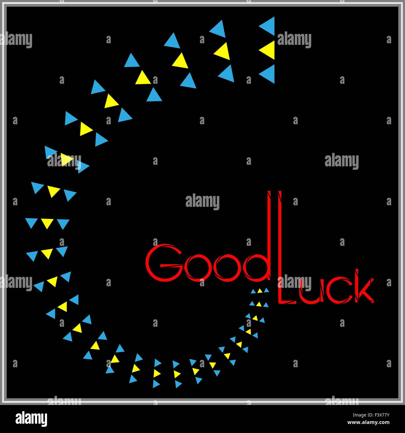 Good Luck Card Vector Art Stock Vector Image & Art - Alamy