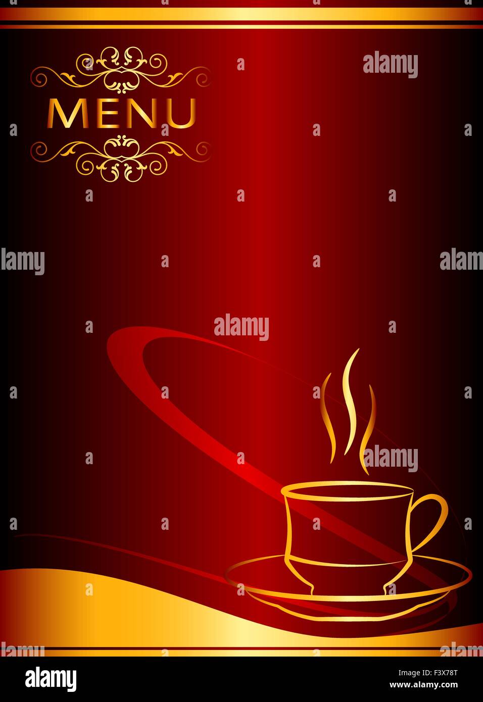 Coffee Menu Card Design Template Vector Art Stock Vector Image & Art ...