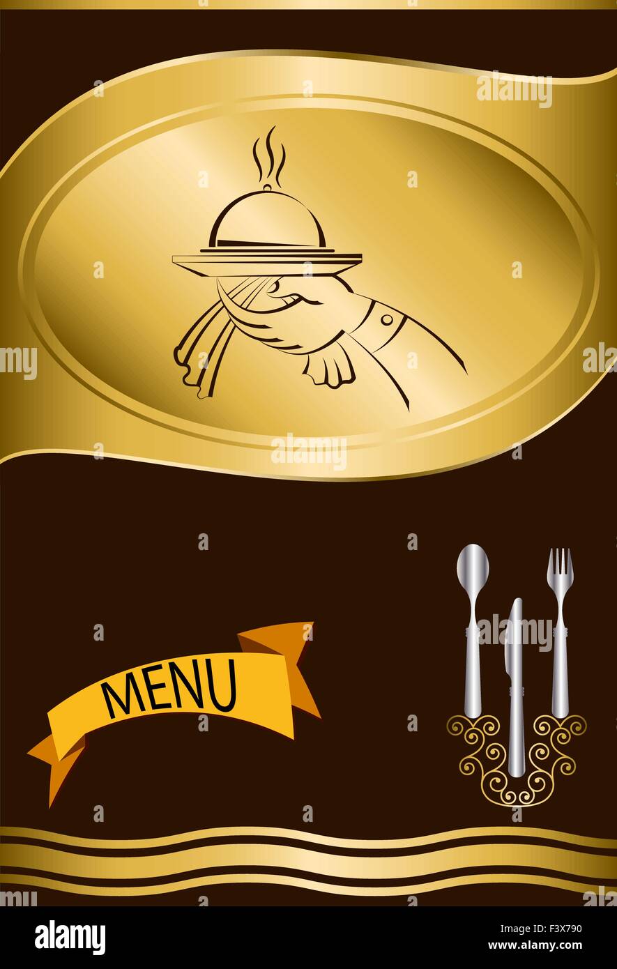 Menu Card Design Template Vector Art Stock Vector Image & Art - Alamy