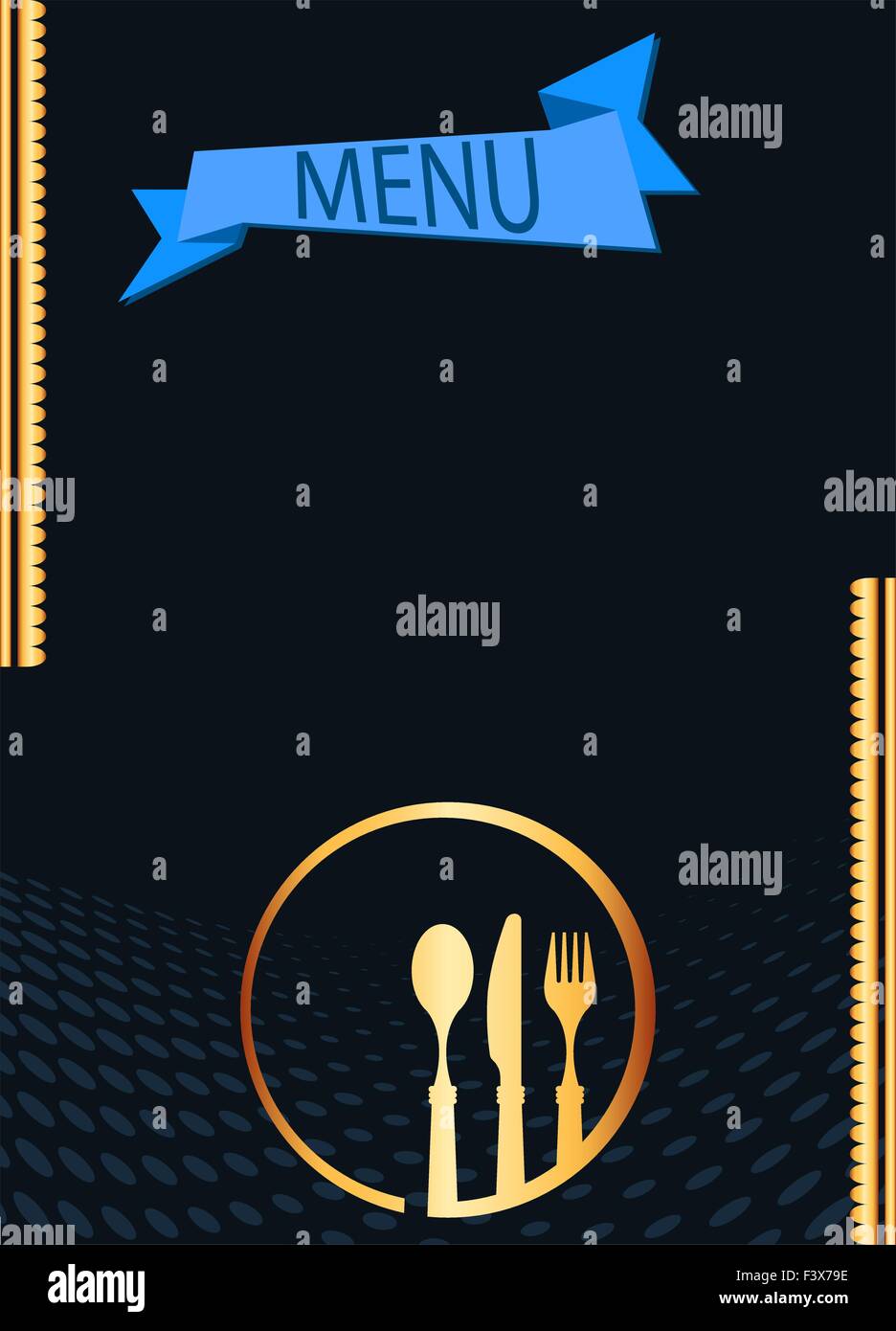 Menu Card Design Template Vector Art Stock Vector Image & Art - Alamy