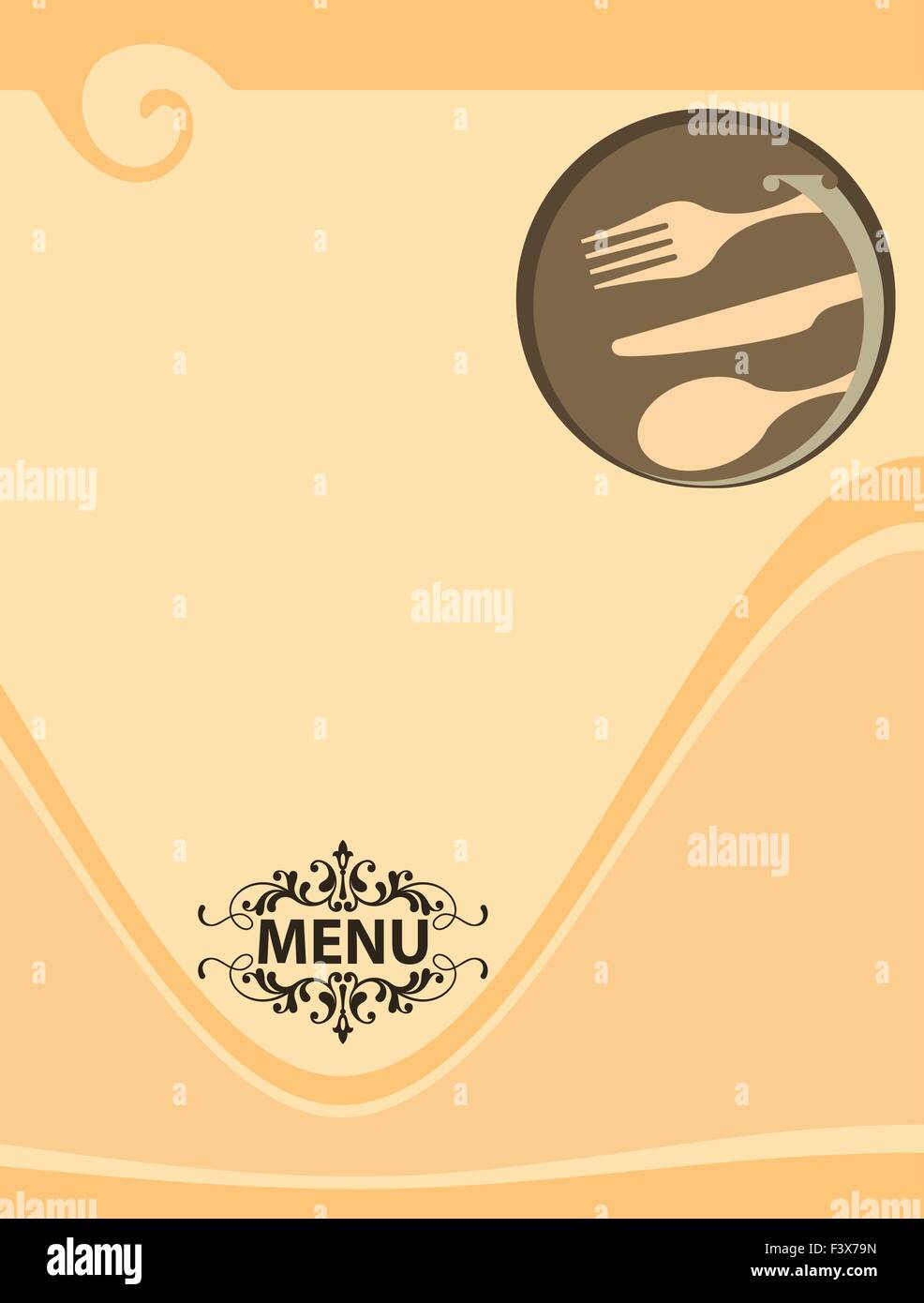 Menu Card Design Template Vector Art Stock Vector Image & Art - Alamy