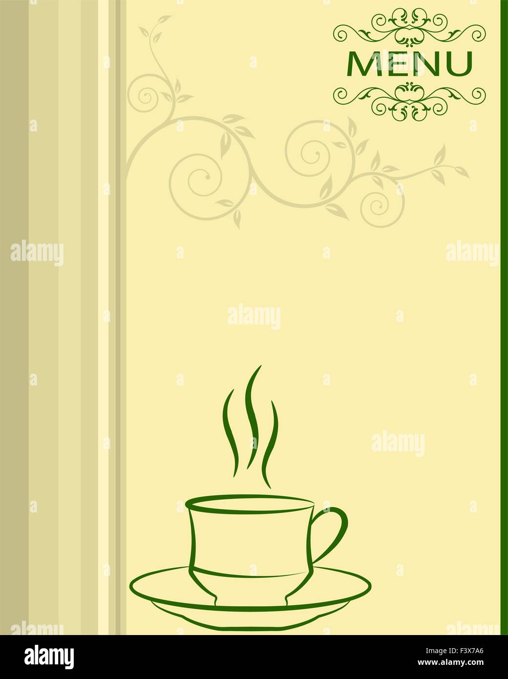 Coffee Menu Card Design Template Vector Art Stock Vector Image & Art ...