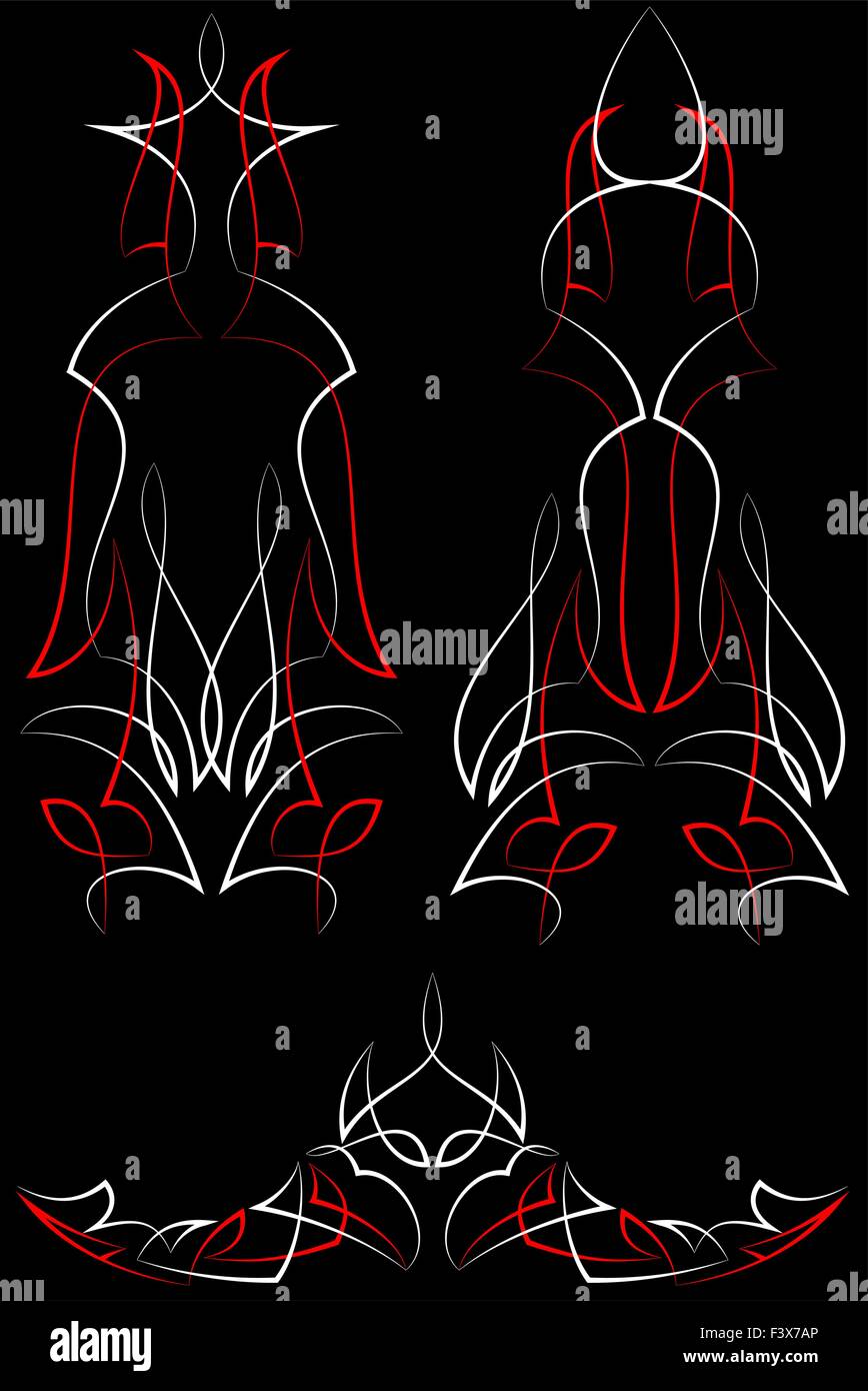 Pinstripe Graphics : Vinyl Ready Vector Art Stock Vector Image & Art ...