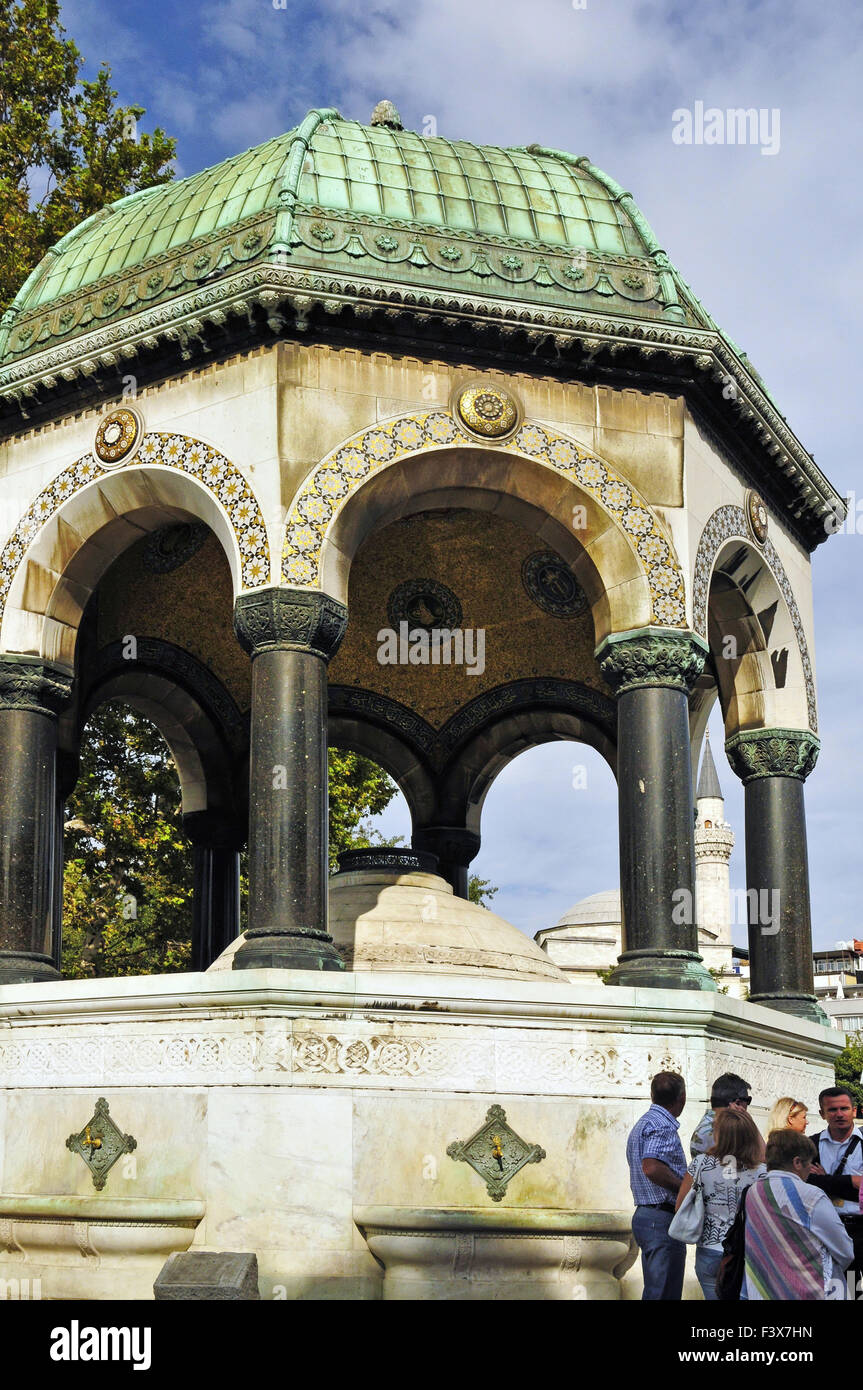 The German Fountain (Istanbul Stock Photo - Alamy