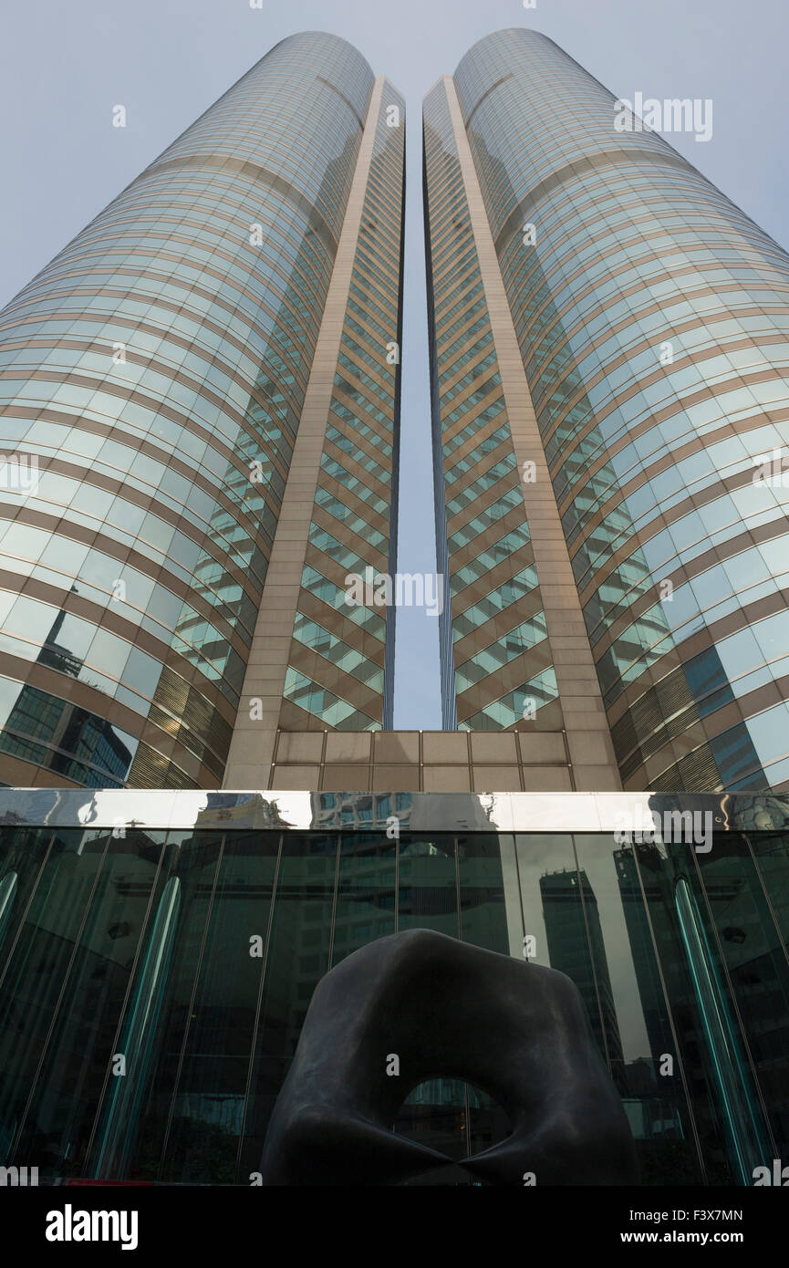 One and Two Exchange tower Hong Kong China Stock Photo - Alamy