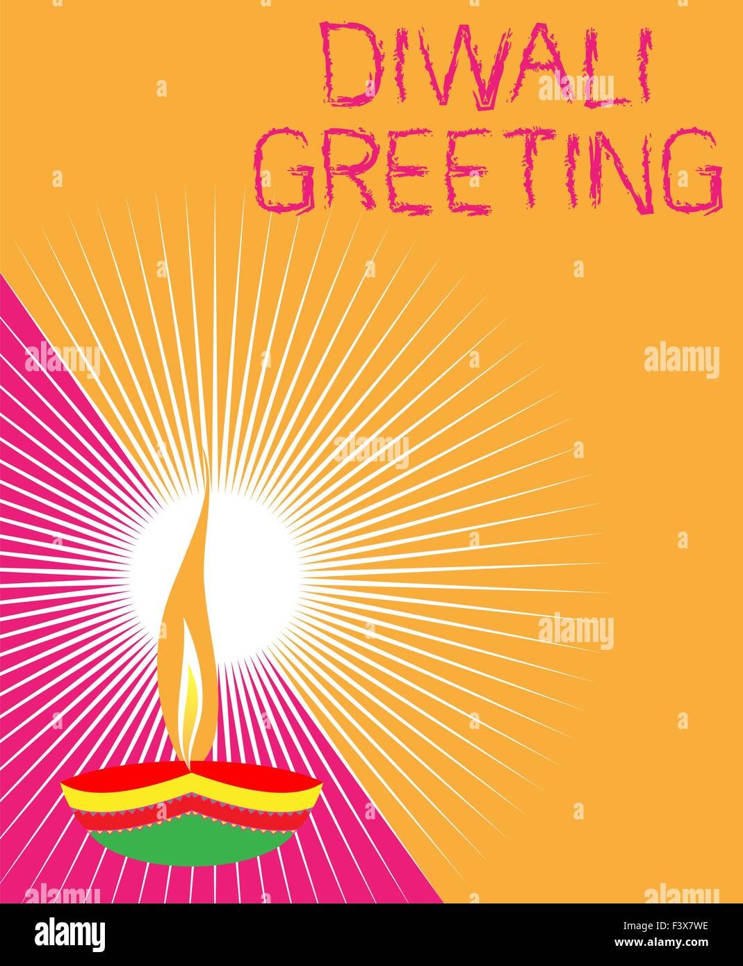 Diwali Greeting Design Vector Art Stock Vector Image & Art - Alamy