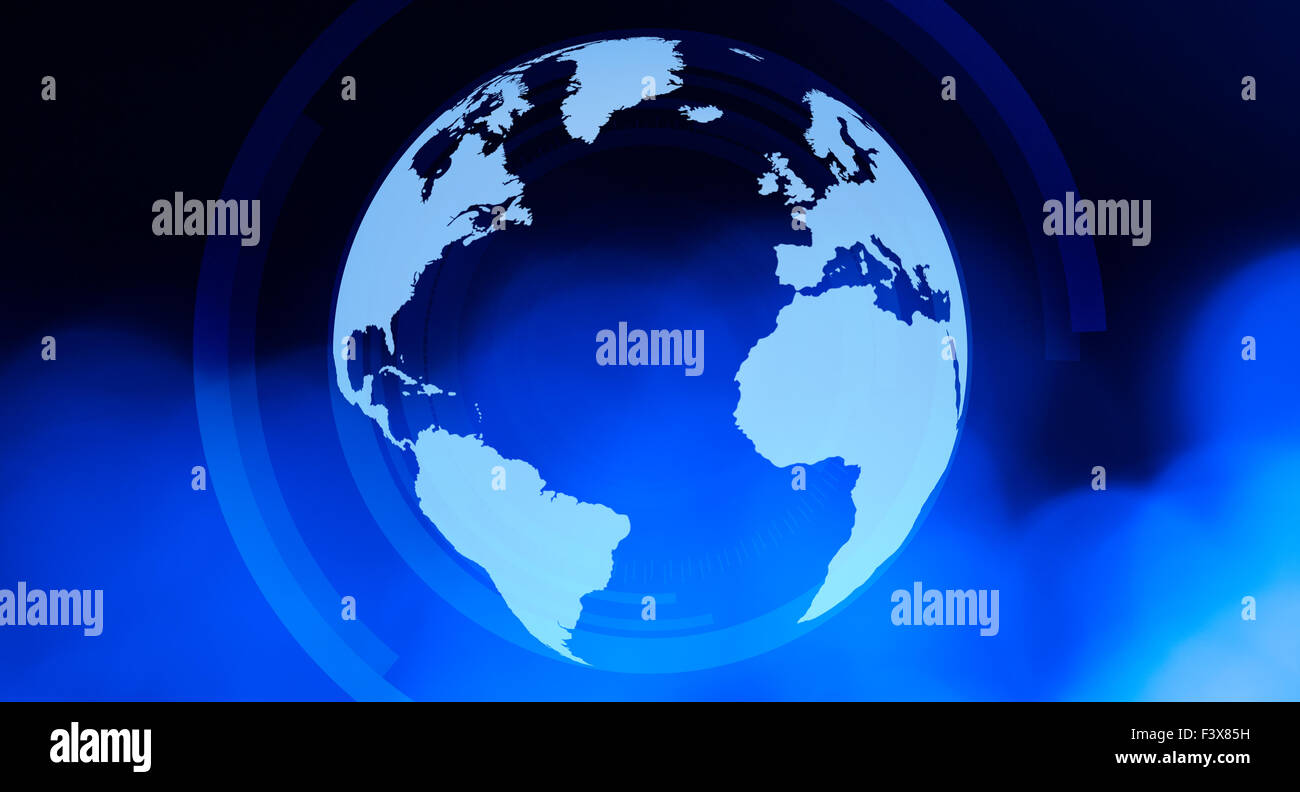 Earth global internet concept Stock Photo - Alamy