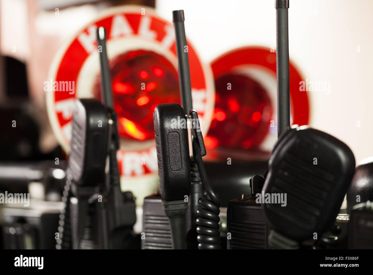 Fire department radios for use Stock Photo - Alamy