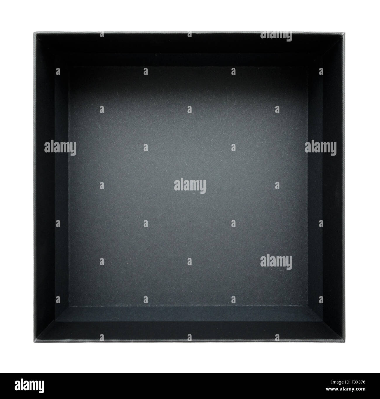 black open box, top view Stock Photo - Alamy
