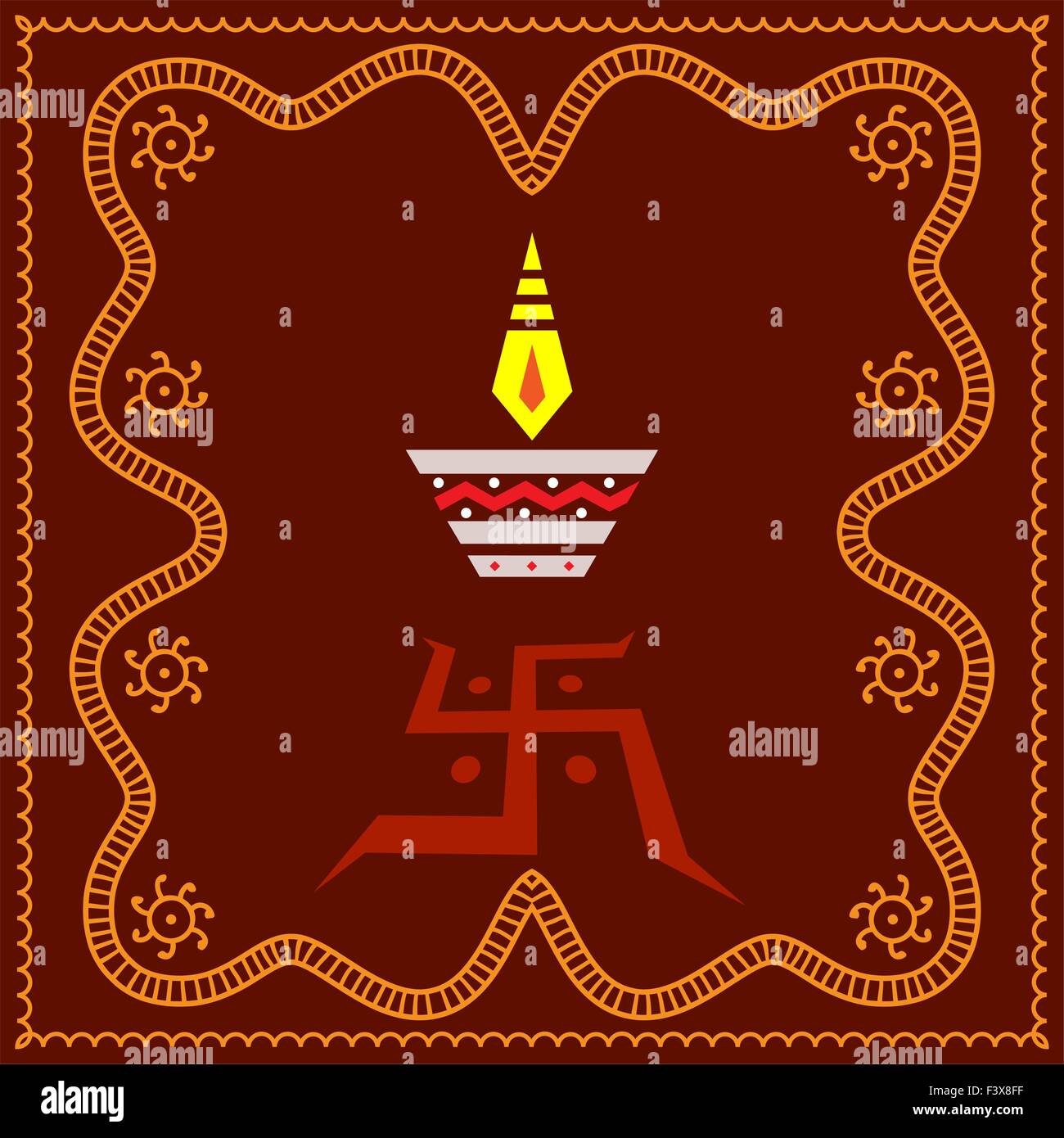 Diwali Greeting Design Vector Art Stock Vector Image & Art - Alamy