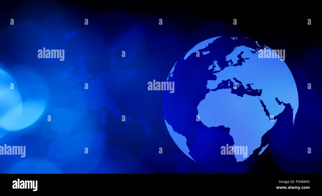 Earth planet title background Stock Photo - Alamy