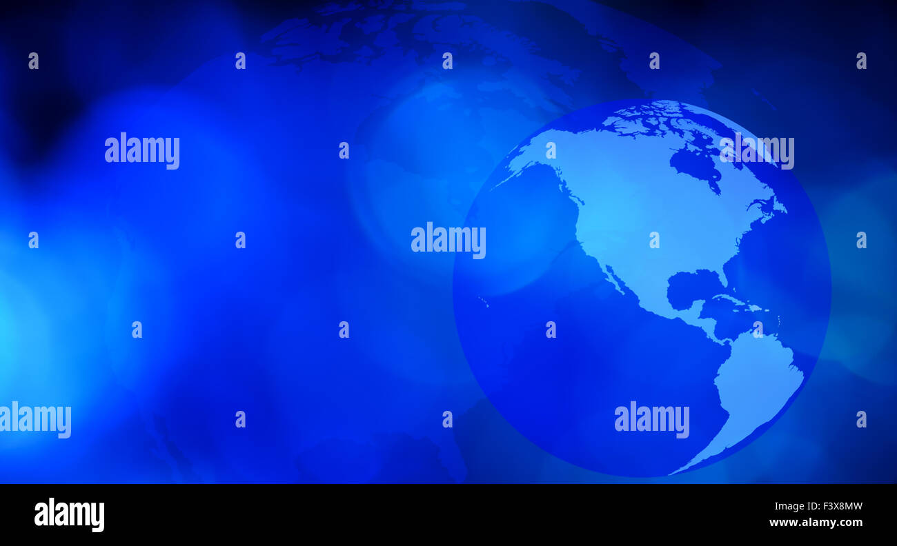 Dark blue earth planet background Stock Photo - Alamy