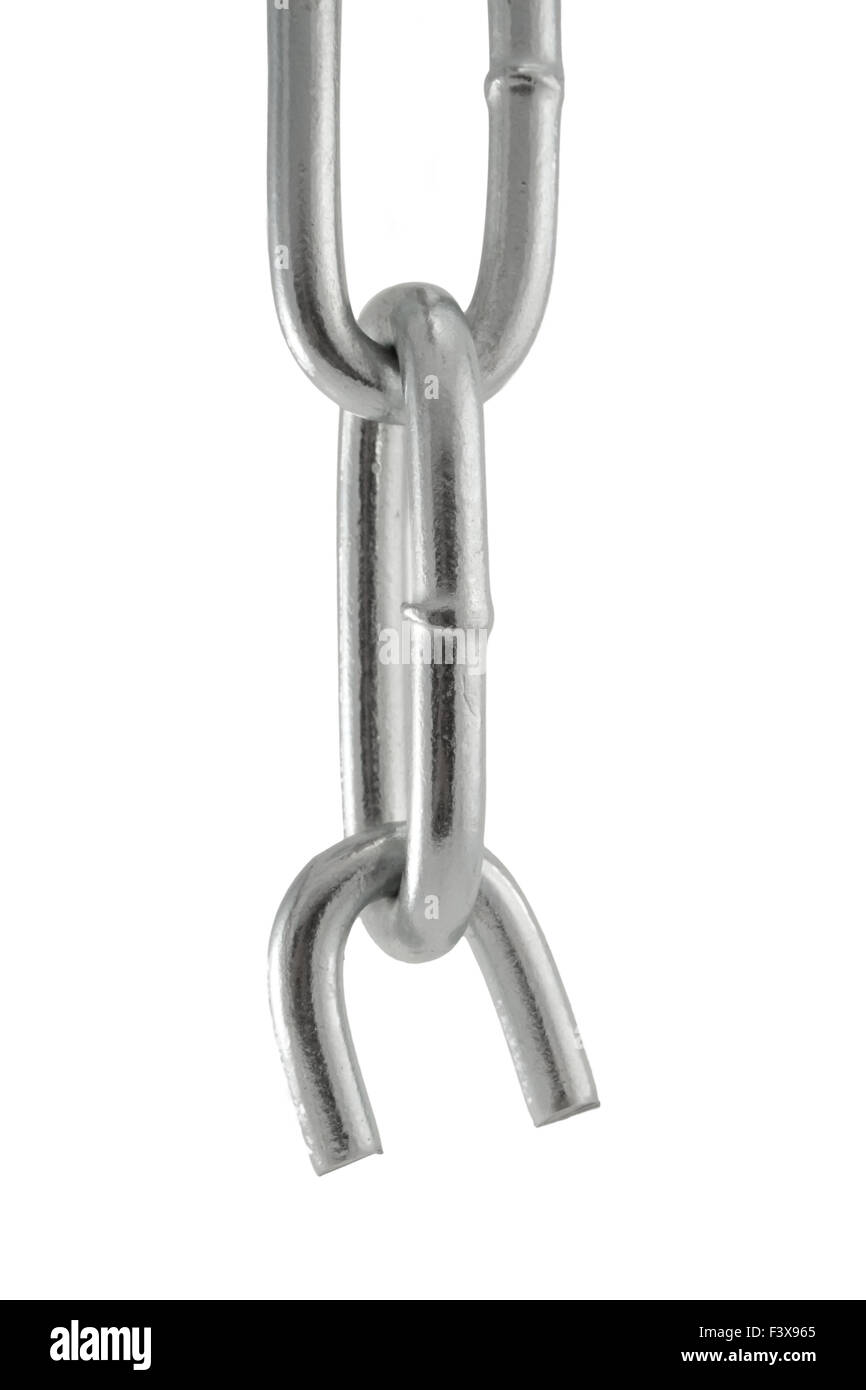 Heavy duty metal chain Cut Out Stock Images & Pictures - Alamy
