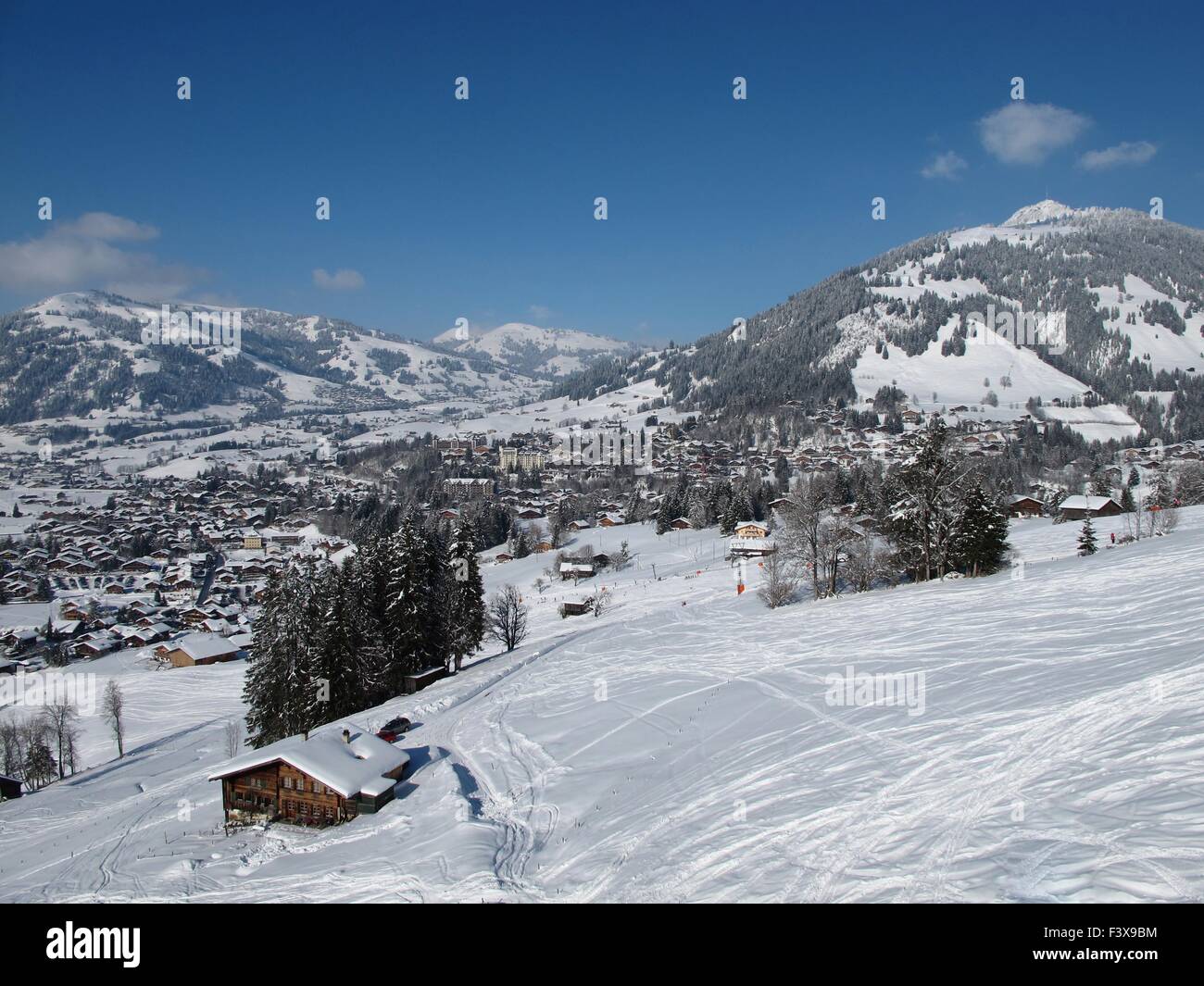 Gstaad in winter hi-res stock photography and images - Alamy