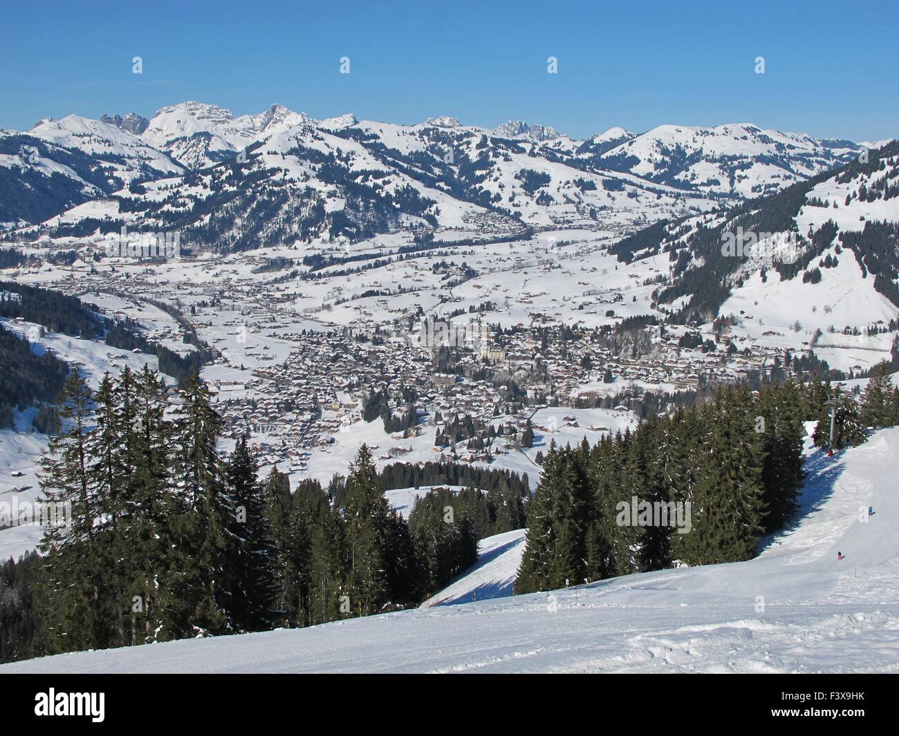 Gstaad in winter hi-res stock photography and images - Alamy