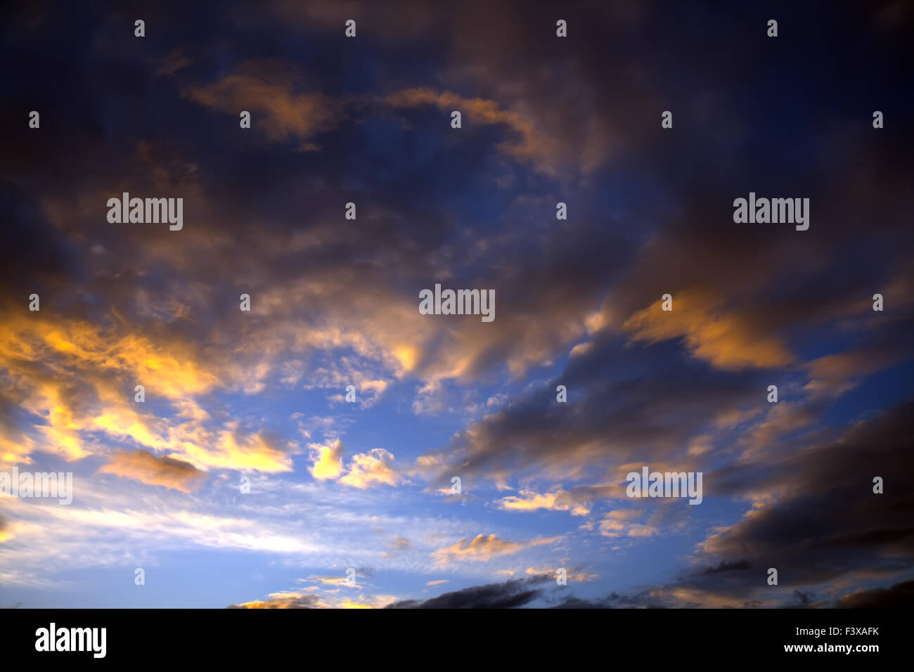 Nice sunset sky Stock Photo - Alamy