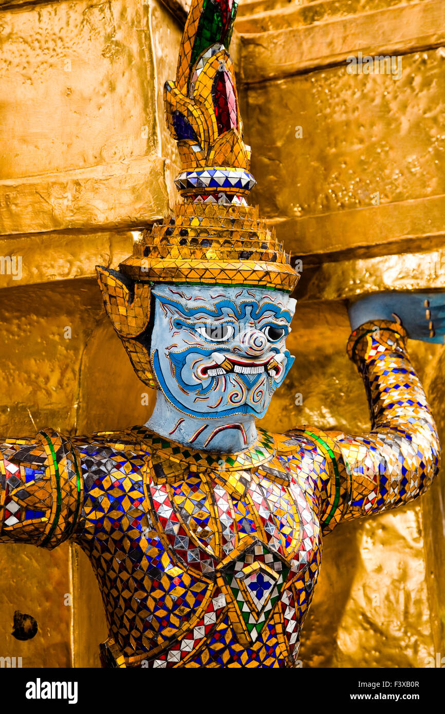 temple Guardian at the grand palace Stock Photo - Alamy
