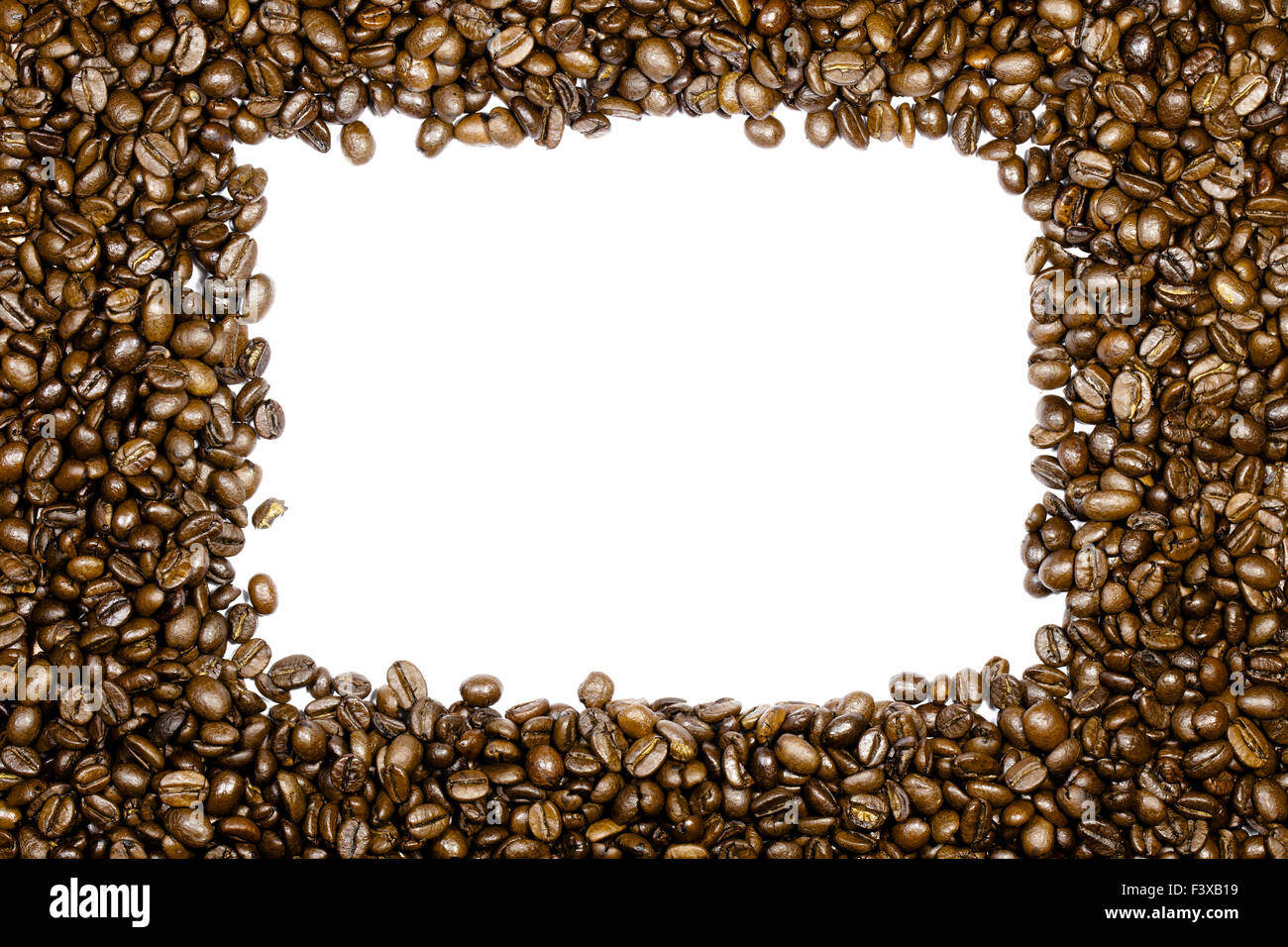 Frame from coffee beans Stock Photo - Alamy