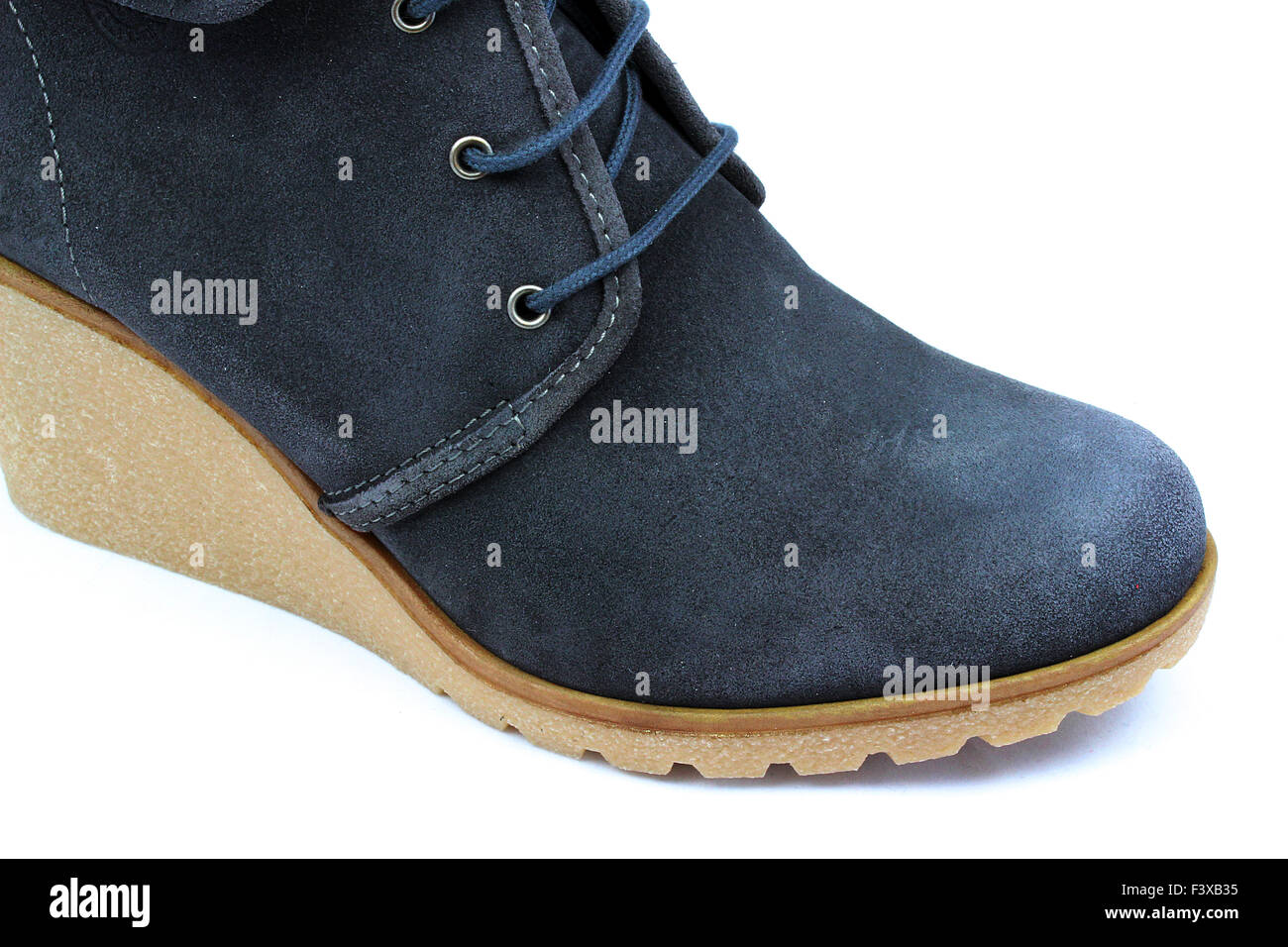 wedge heels boot Stock Photo - Alamy