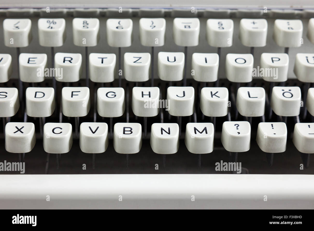 old typewriter keyboard Stock Photo - Alamy